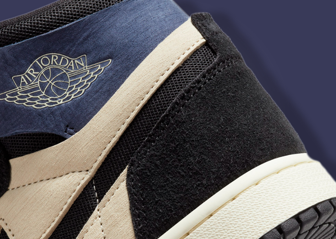 Old School Vibes Hit The Air Jordan 1 High Zoom CMFT 2 Muslin Blackened ...
