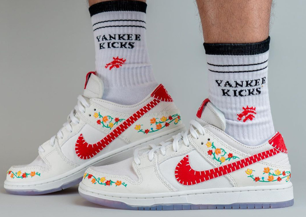 The Nike SB Dunk Low N7 Decon Pack Features Floral Patterns - Sneaker News