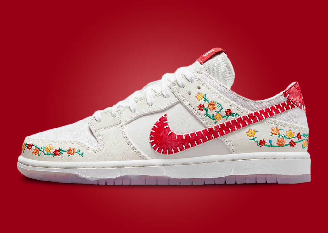 The Nike SB Dunk Low N7 Decon Pack Features Floral Patterns - Sneaker News