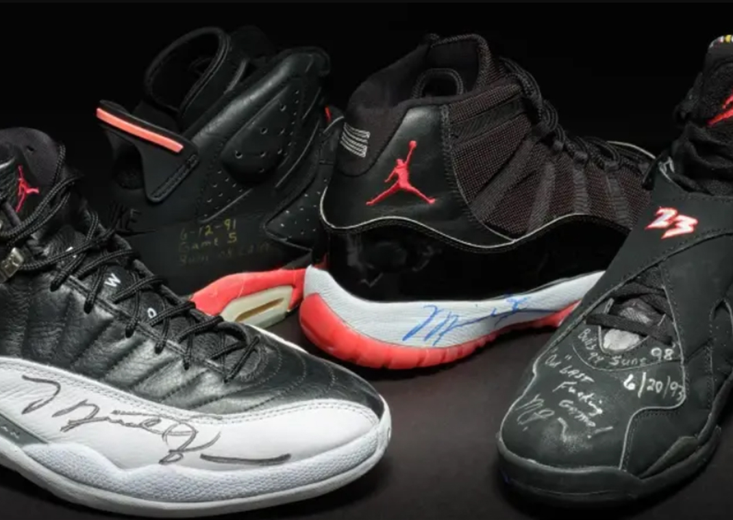 All Six Of Michael Jordan’s Championship-Worn Air Jordan's Are ...