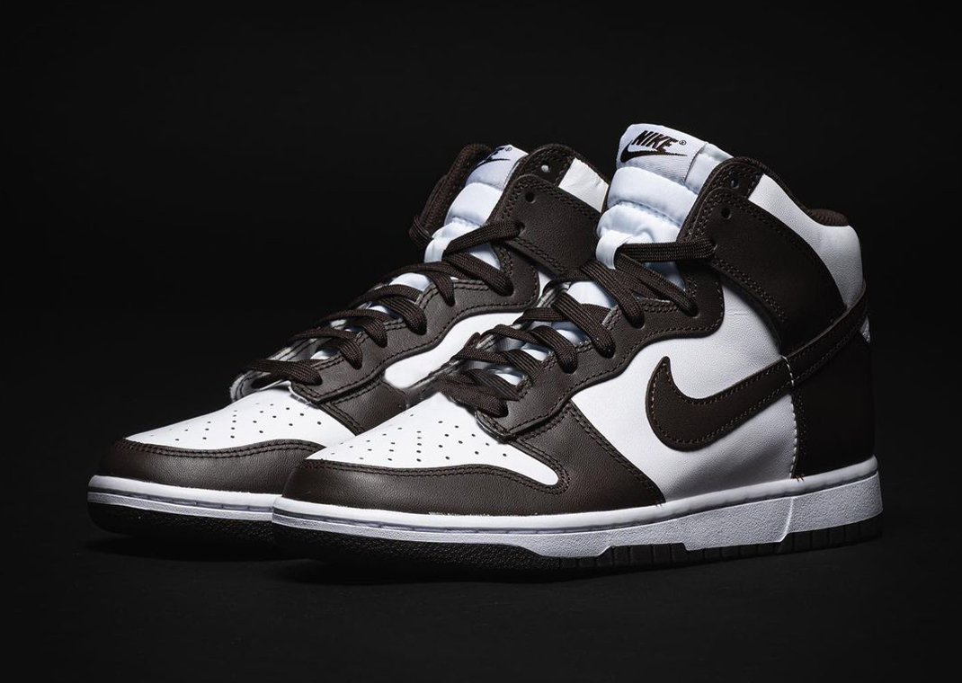 Velvet Brown Leather Drapes Over The Nike Dunk High - Sneaker News
