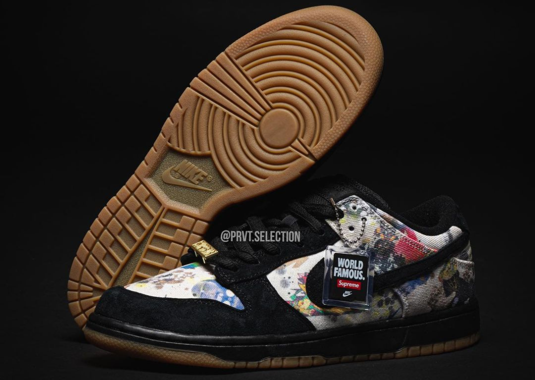 The Supreme x Nike SB Dunk Rammellzee Pack Drops July 2023 - Sneaker News