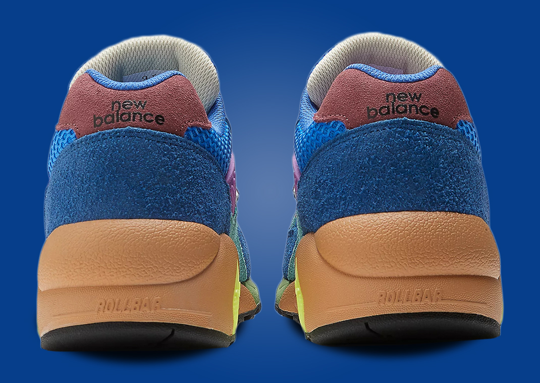 Shades Of Blue Take Over This Multi-Color New Balance 580 - Sneaker News