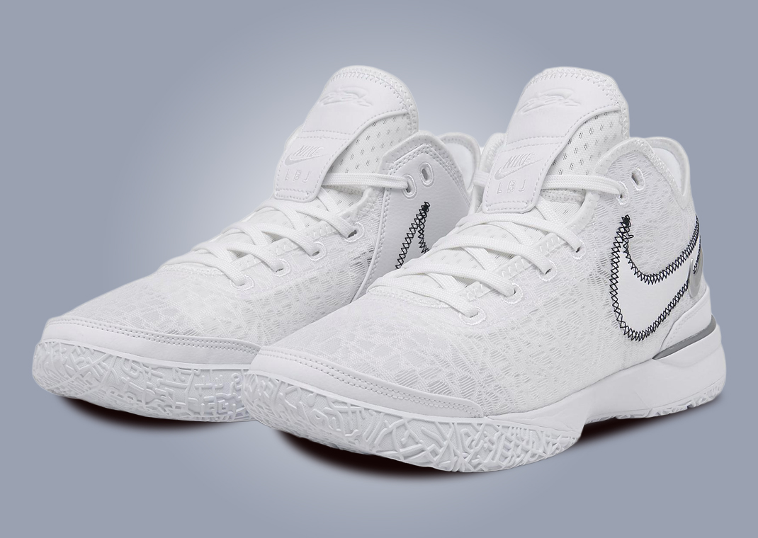 White And Metallic Silver Dress This Nike LeBron NXXT Gen - Sneaker News