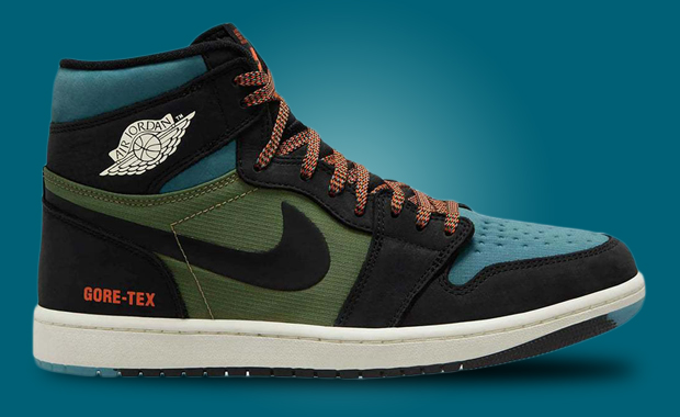 A Combination Of Black And Sky J Light Olive Take Over This Air Jordan ...