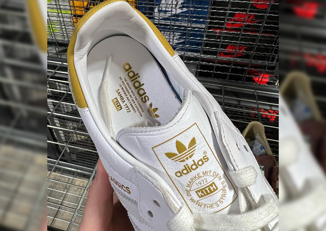 The Kith x adidas Samba White Yellow Keeps Things Classic - Sneaker News