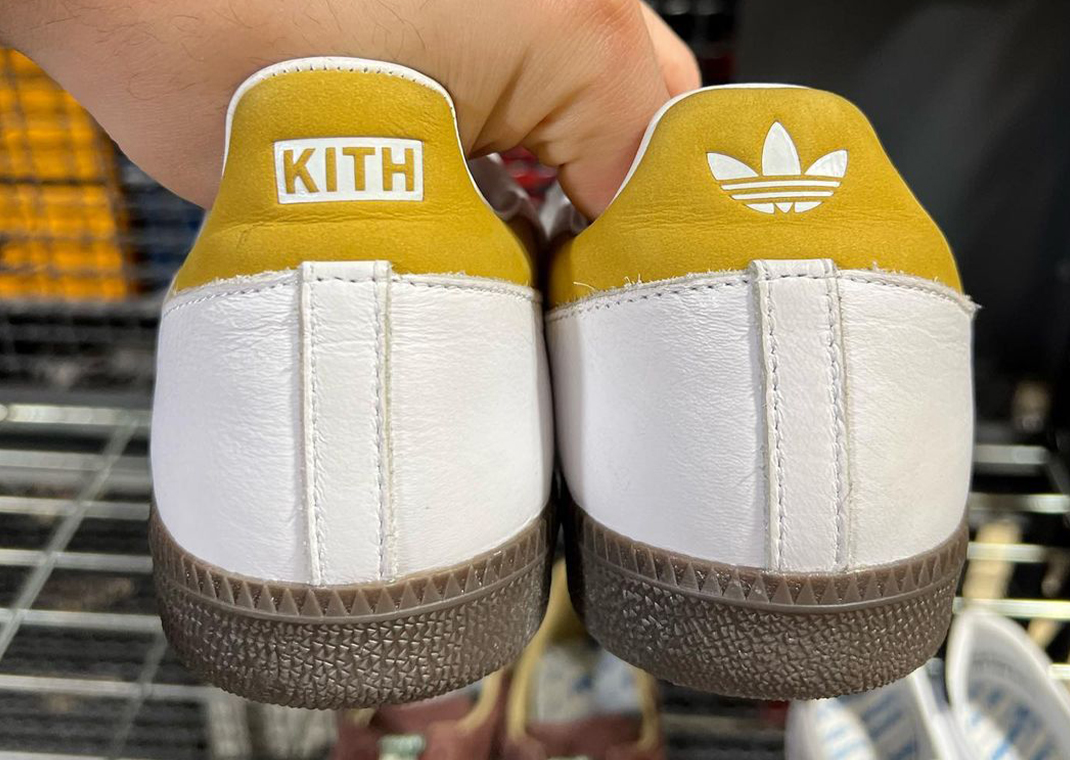The Kith x adidas Samba White Yellow Keeps Things Classic - Sneaker News
