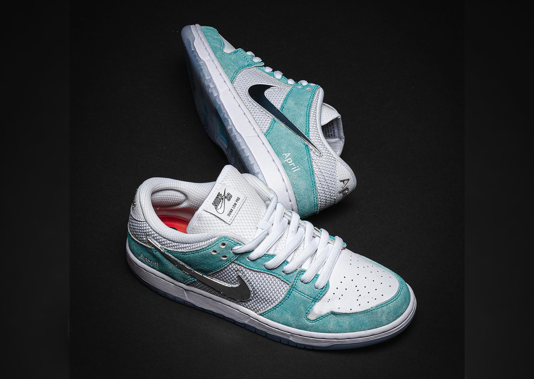 Detailed Look April Skateboards x Nike SB Dunk Low - Sneaker News