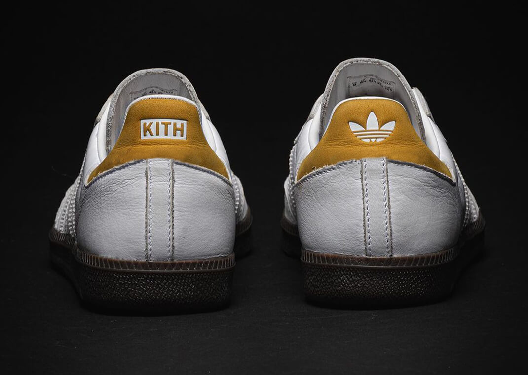 The Kith x adidas Samba White Yellow Keeps Things Classic - Sneaker News