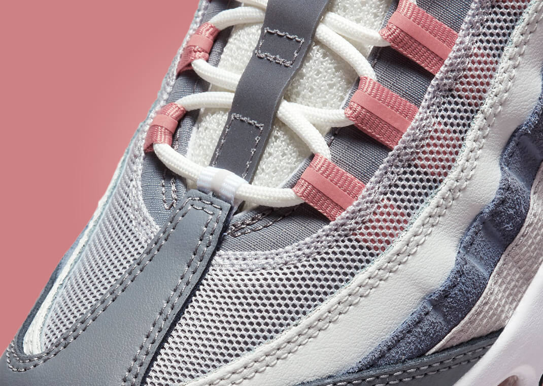 Official Look At The Nike Air Max 95 Vast Grey Red Stardust - Sneaker News