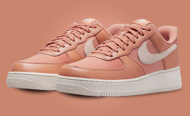Premium Materials Take Over The Nike Air Force 1 Low LX Amber Brown ...