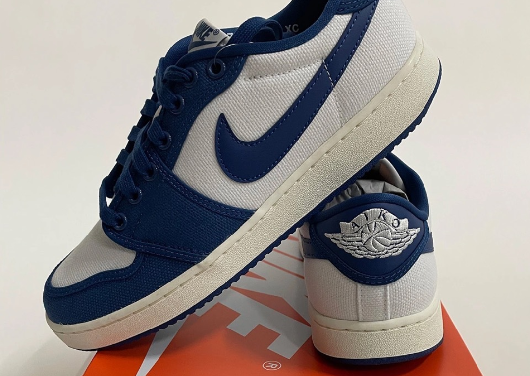 Detailed Look At The Air Jordan AJKO 1 Low White Dark Royal - Sneaker News