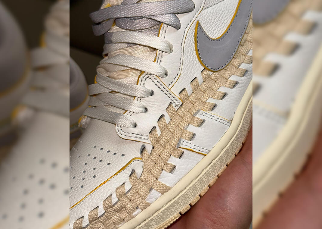 Detailed Look At The Union LA x BBS x Air Jordan 1 High OG Woven ...