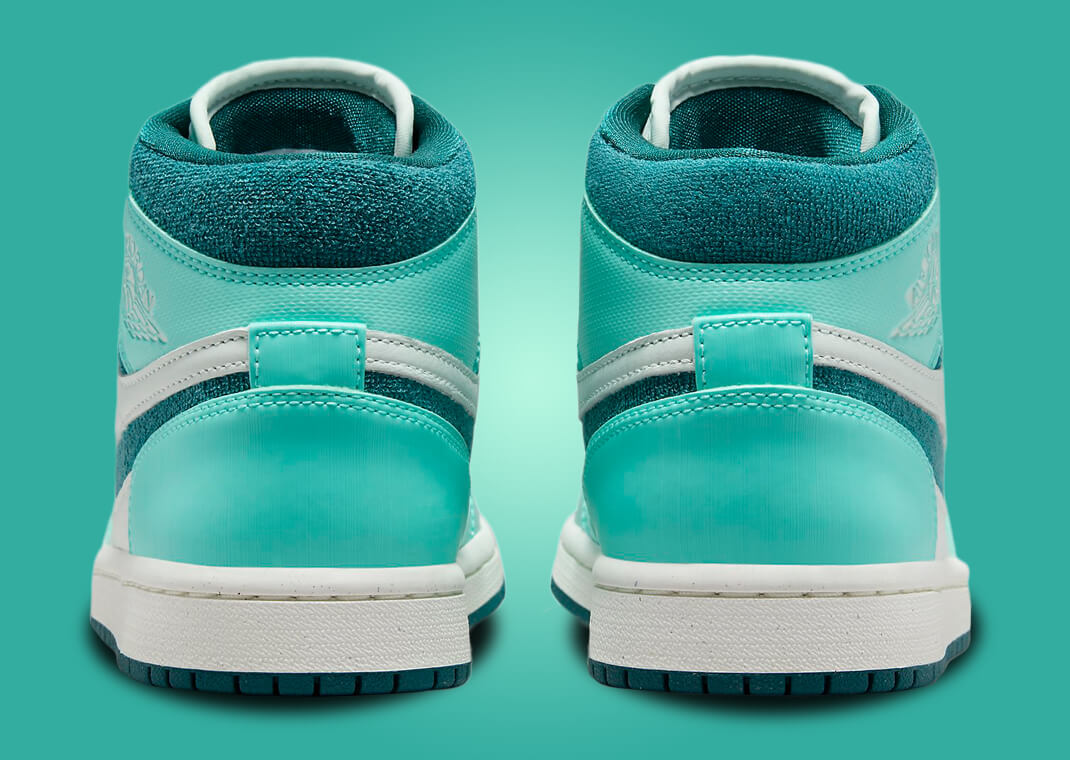 The Air Jordan 1 Mid SE Bleached Turquoise Sky J Teal Keeps Things Cool ...