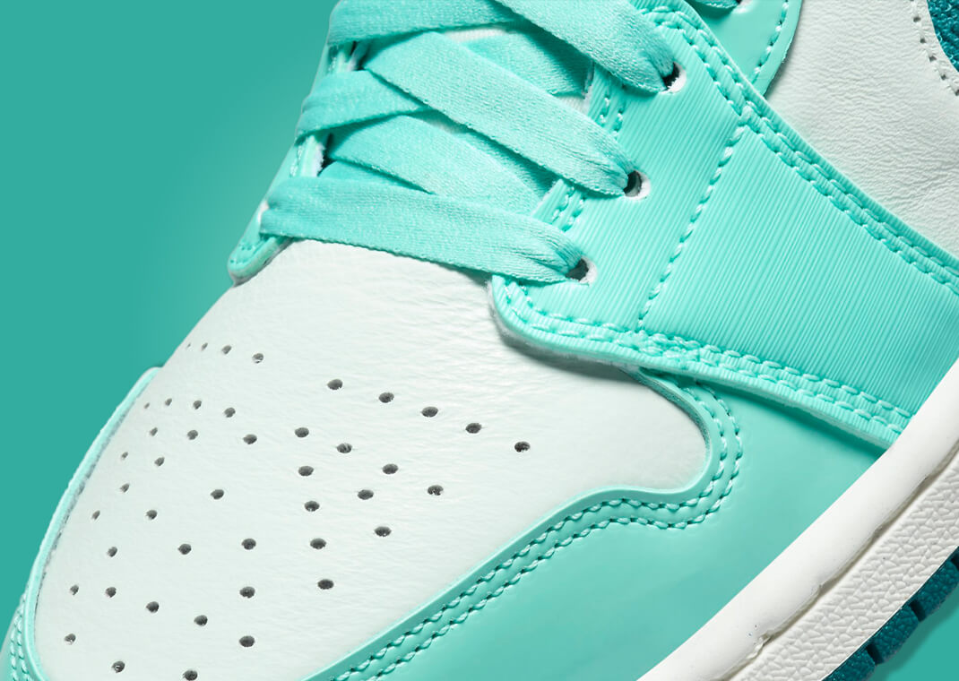 The Air Jordan 1 Mid SE Bleached Turquoise Sky J Teal Keeps Things Cool ...