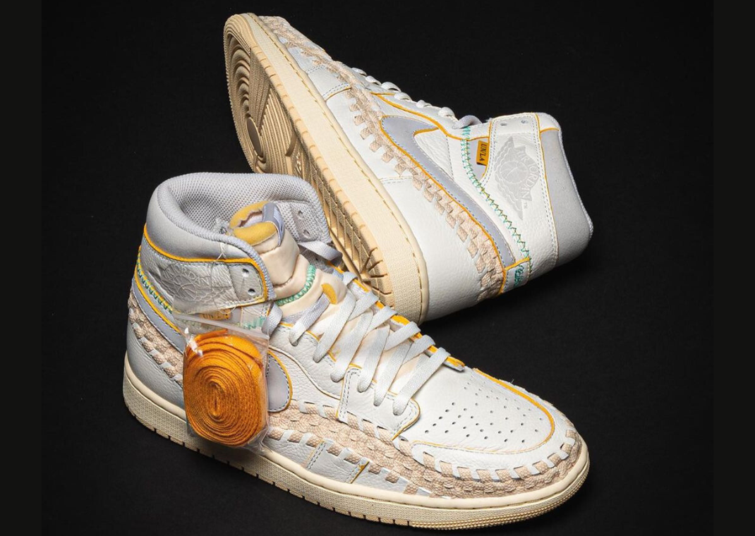 Detailed Look At The Union LA x BBS x Air Jordan 1 High OG Woven ...