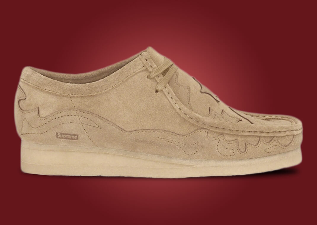 Supreme Adds Stitchin' to Three Clarks Wallabees - Sneaker News