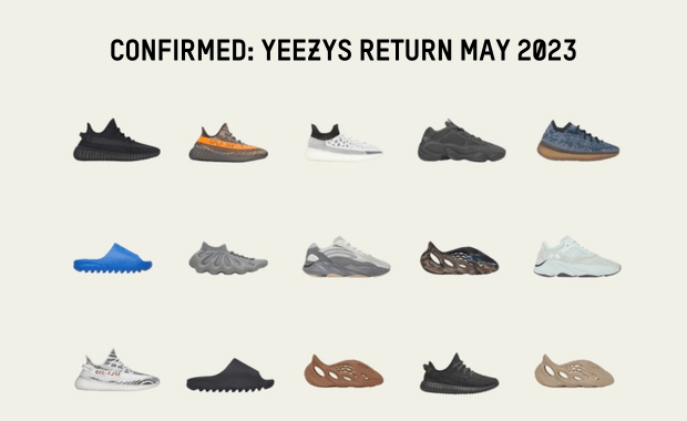 adidas Announces Yeezy Release Timeline and Charity Recipients ...