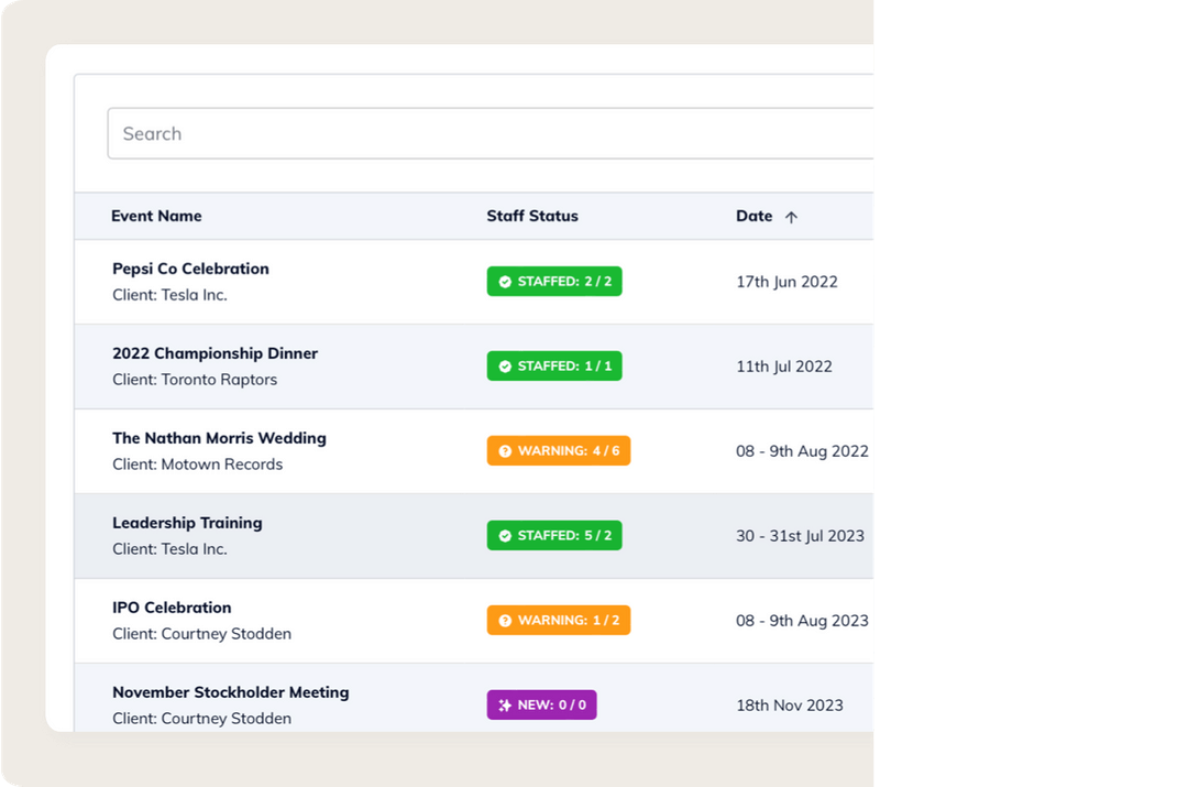 Quickstaff: The Easy Event Staff App