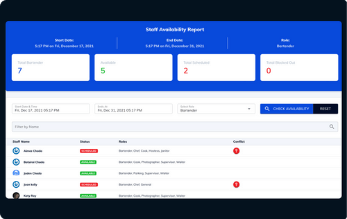 Quickstaff: The Easy Event Staff App
