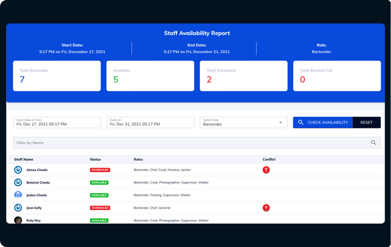 Quickstaff: The Easy Event Staff App