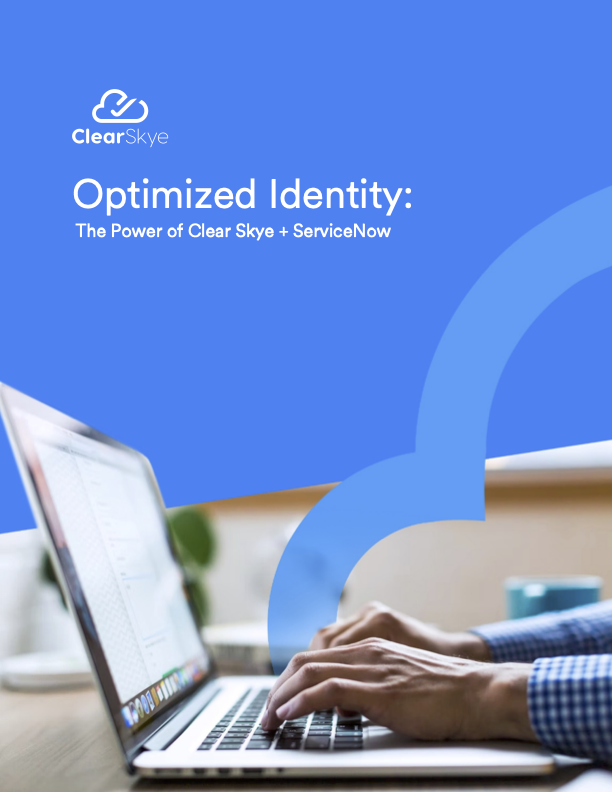 Identity Security and Governance on ServiceNow with Clear Skye