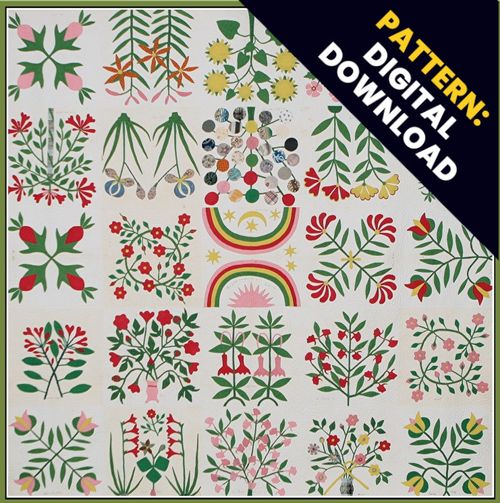 Shenandoah Valley Botanical Quilt Pattern (Digital Download)