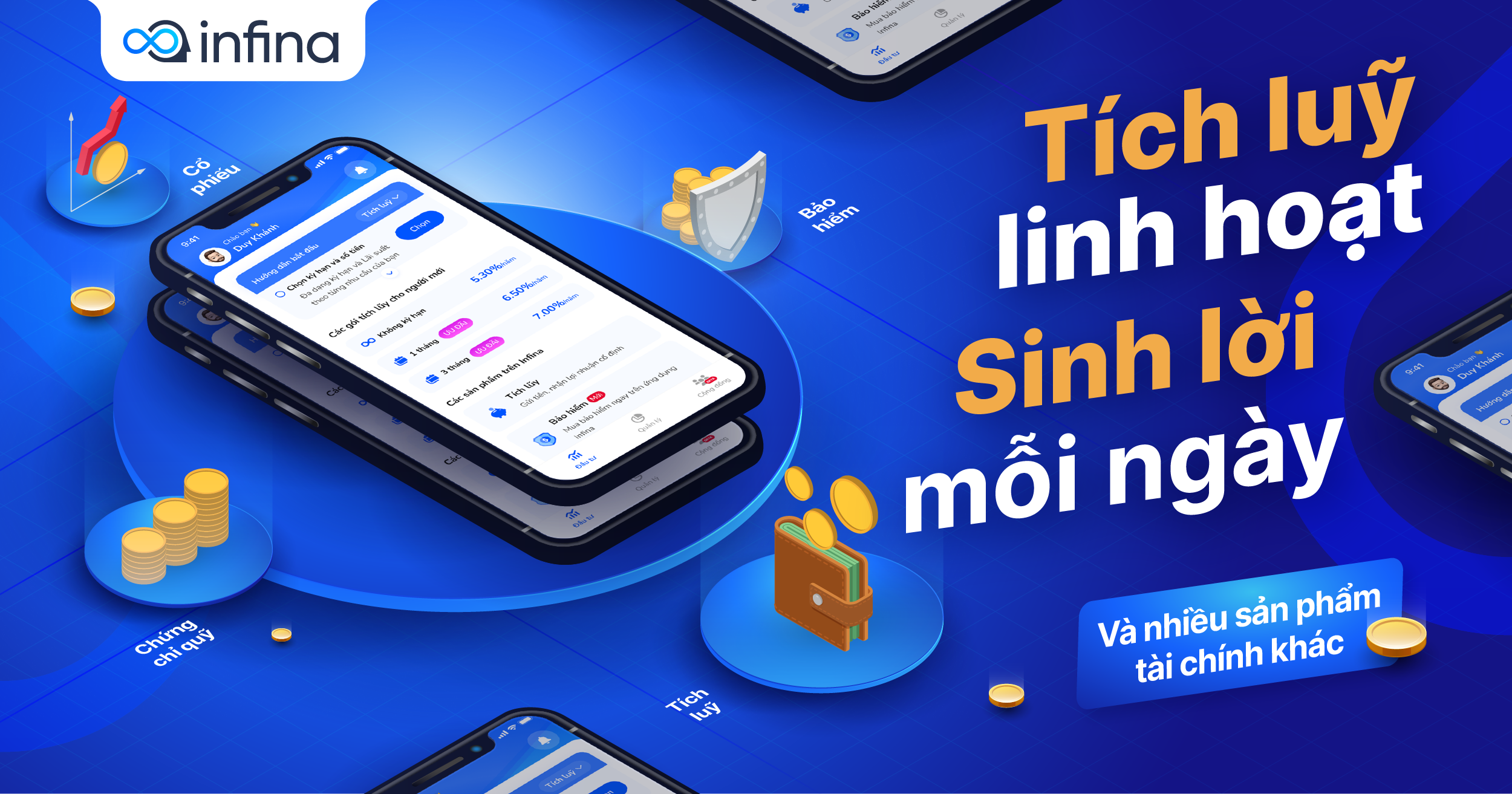 Infina - Đầu tư và tích lũy thông minh chỉ từ 100,000đ