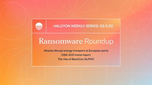 Cybersecurity Resources to Fight Ransomware | Halcyon.ai