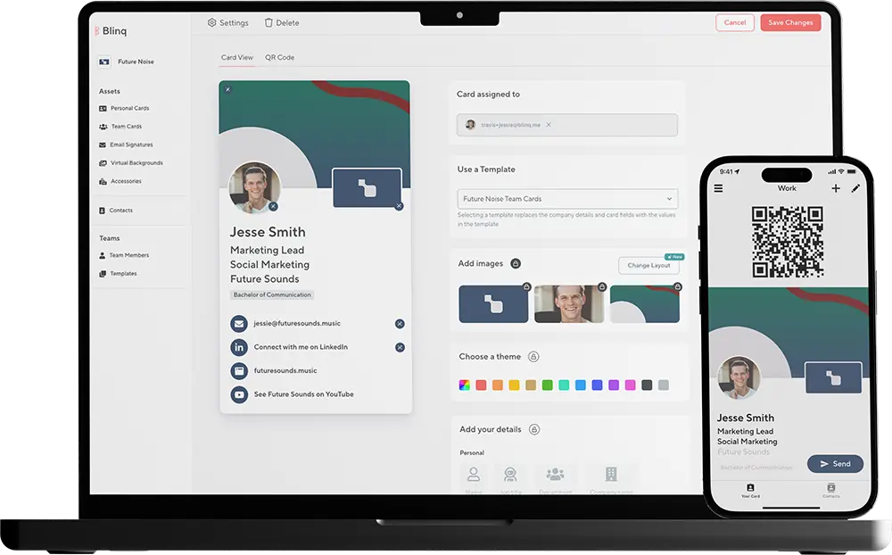 Digital Business Cards For Businesses | Blinq.me