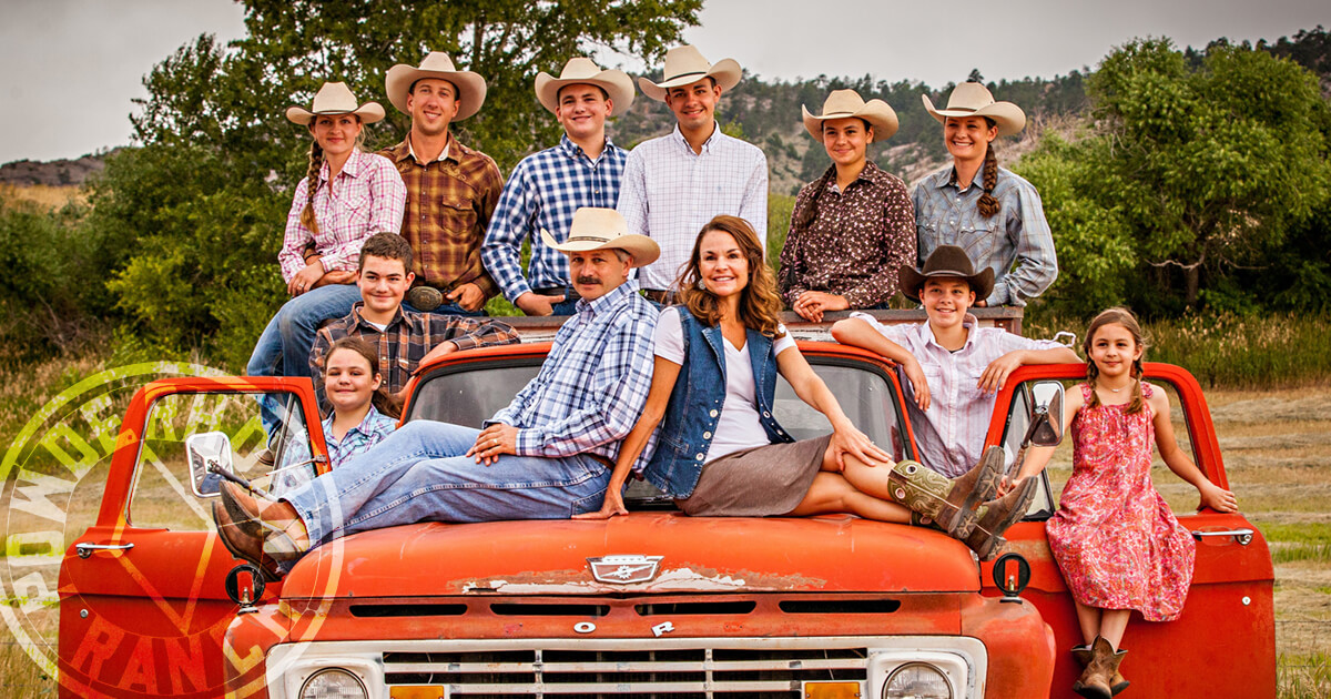 Our Family at the Powderhorn Ranch | Douglas, Wyoming