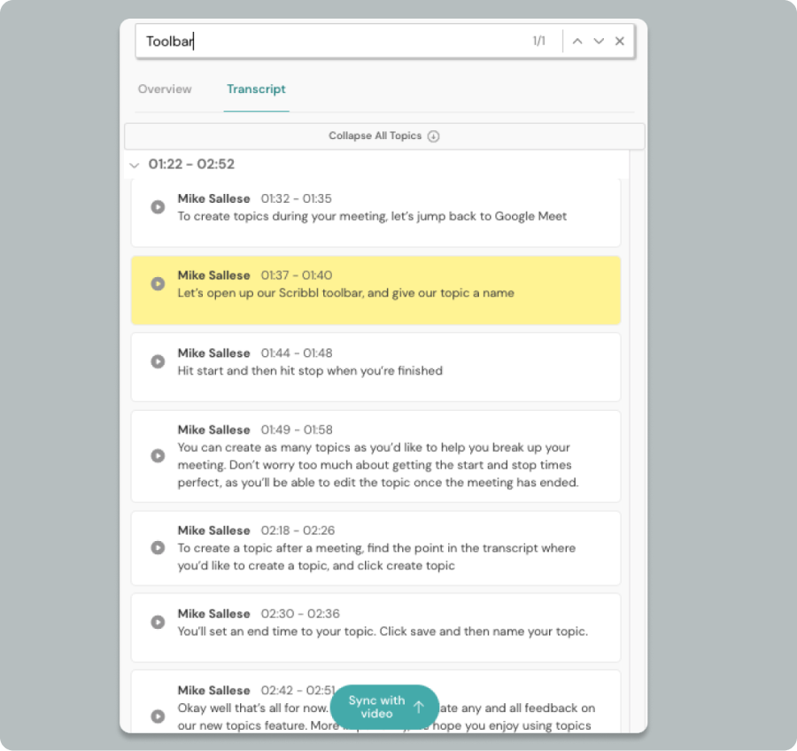Scribbl - AI Note Taker for Google Meet