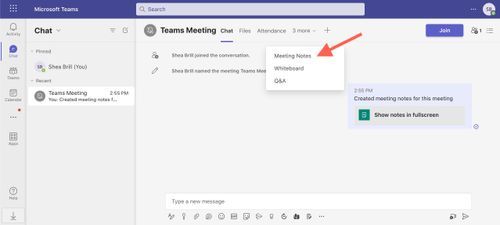 How to Use Microsoft Teams' Meeting Notes