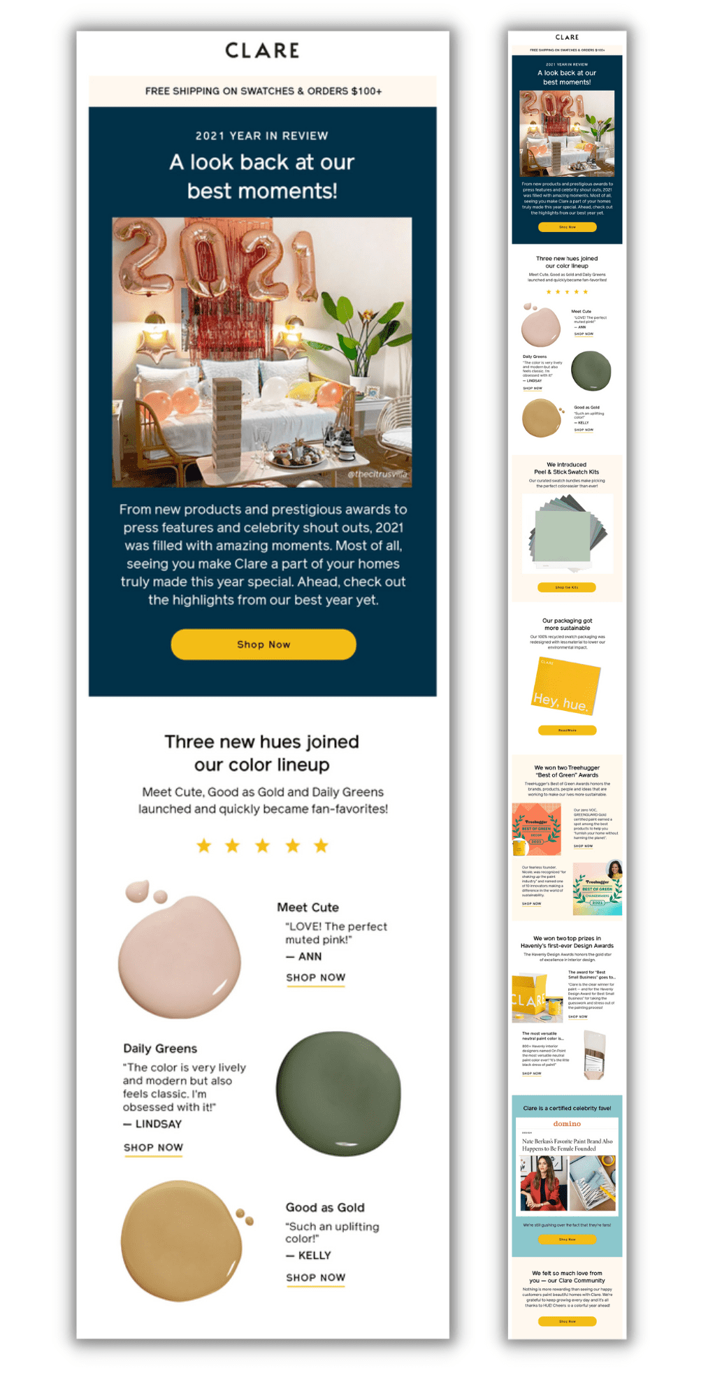 6 New Year newsletter examples that start the year right | The Seguno Blog