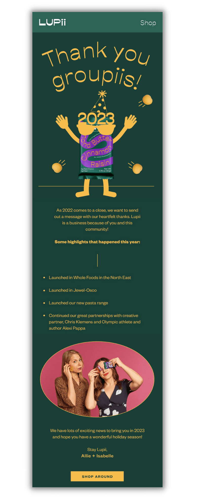 6 New Year newsletter examples that start the year right | The Seguno Blog