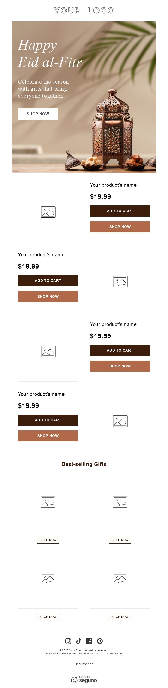 Eid al-Fitr Email Templates | Seguno