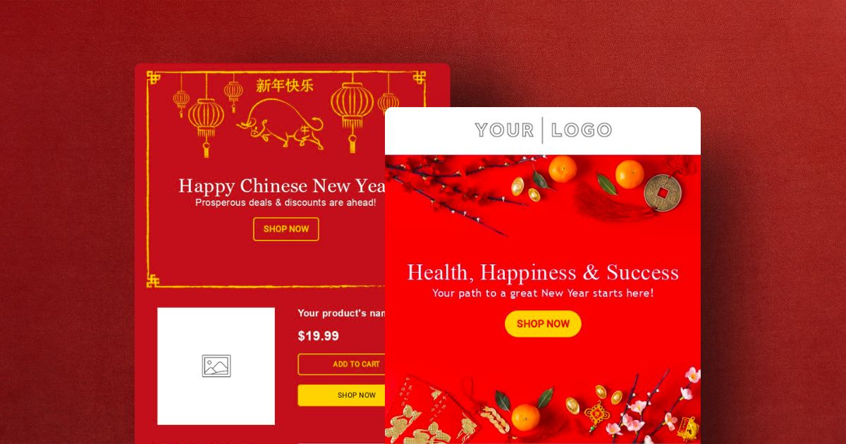 Chinese New Year Email Templates | Seguno