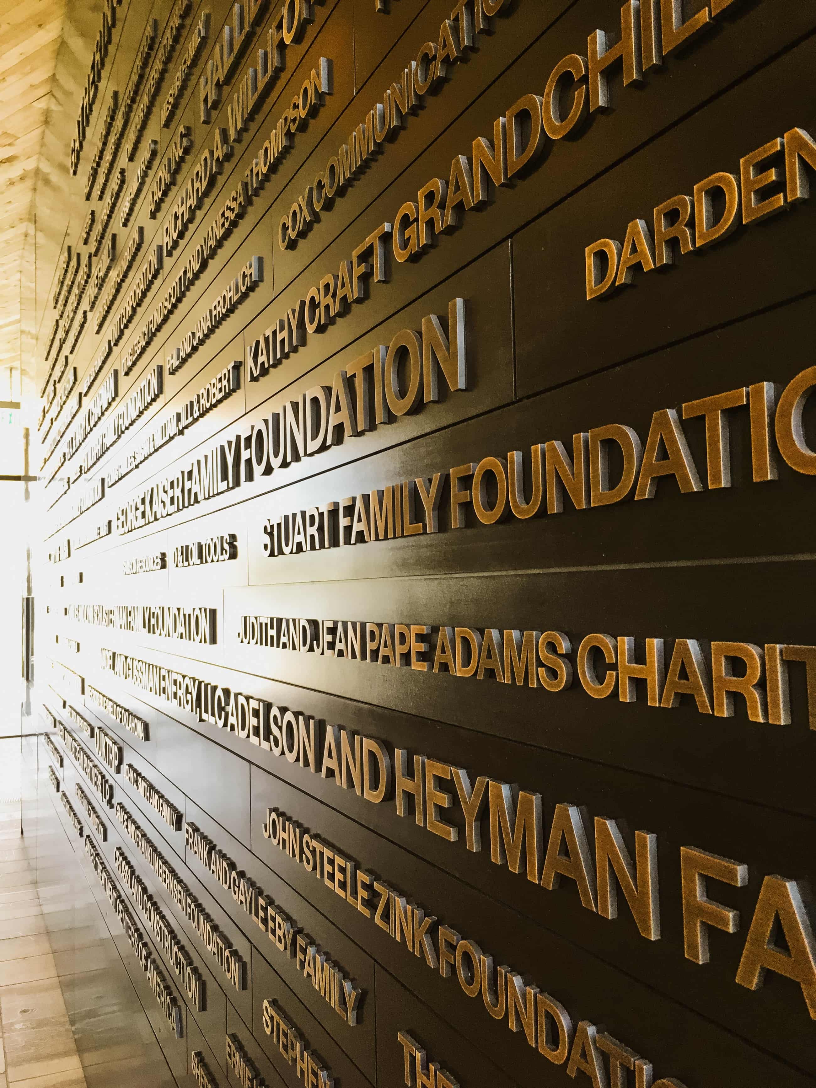 Donor Recognition Gallery Donor Walls Pdg