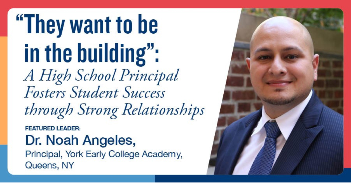 A High School Principal Fosters Student Success Through Relationships ...