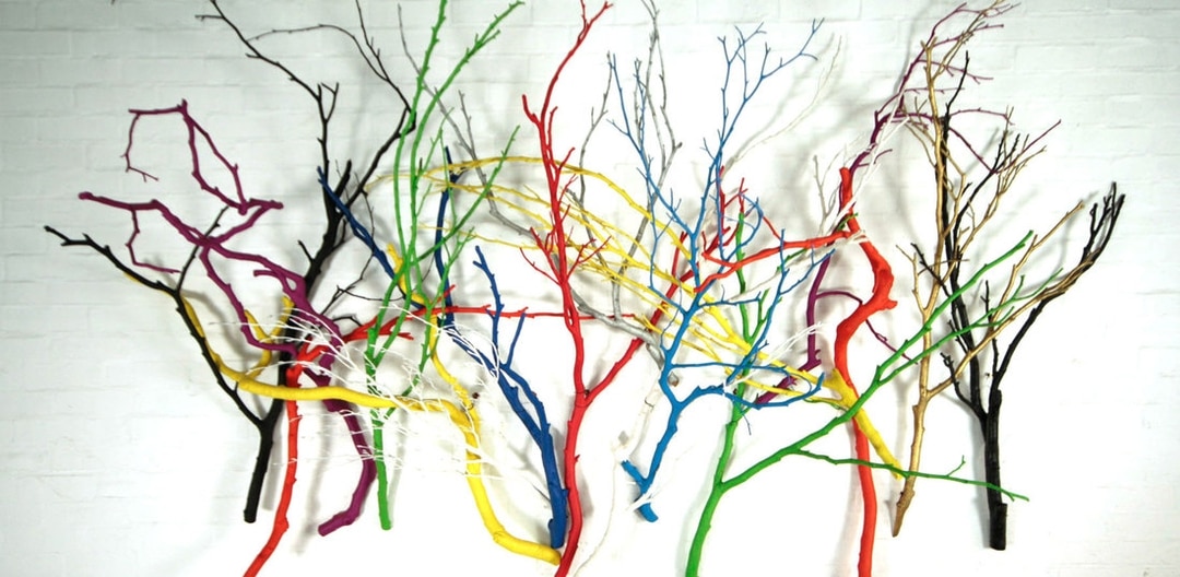 Bespoke Coloured Trees & Branches from plantART