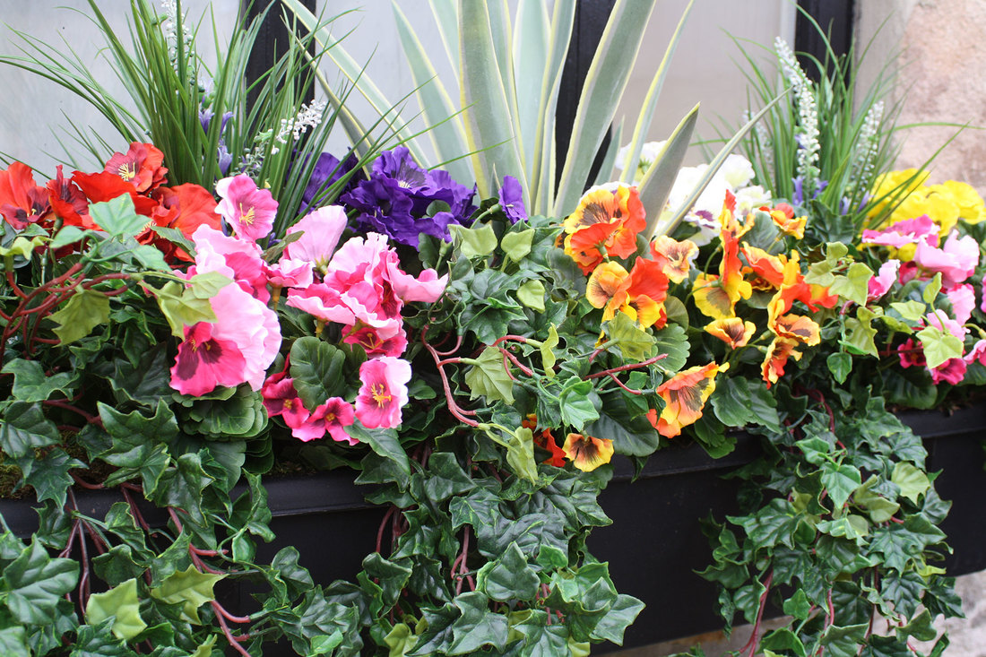 Artificial Window Boxes | plantART Bespoke