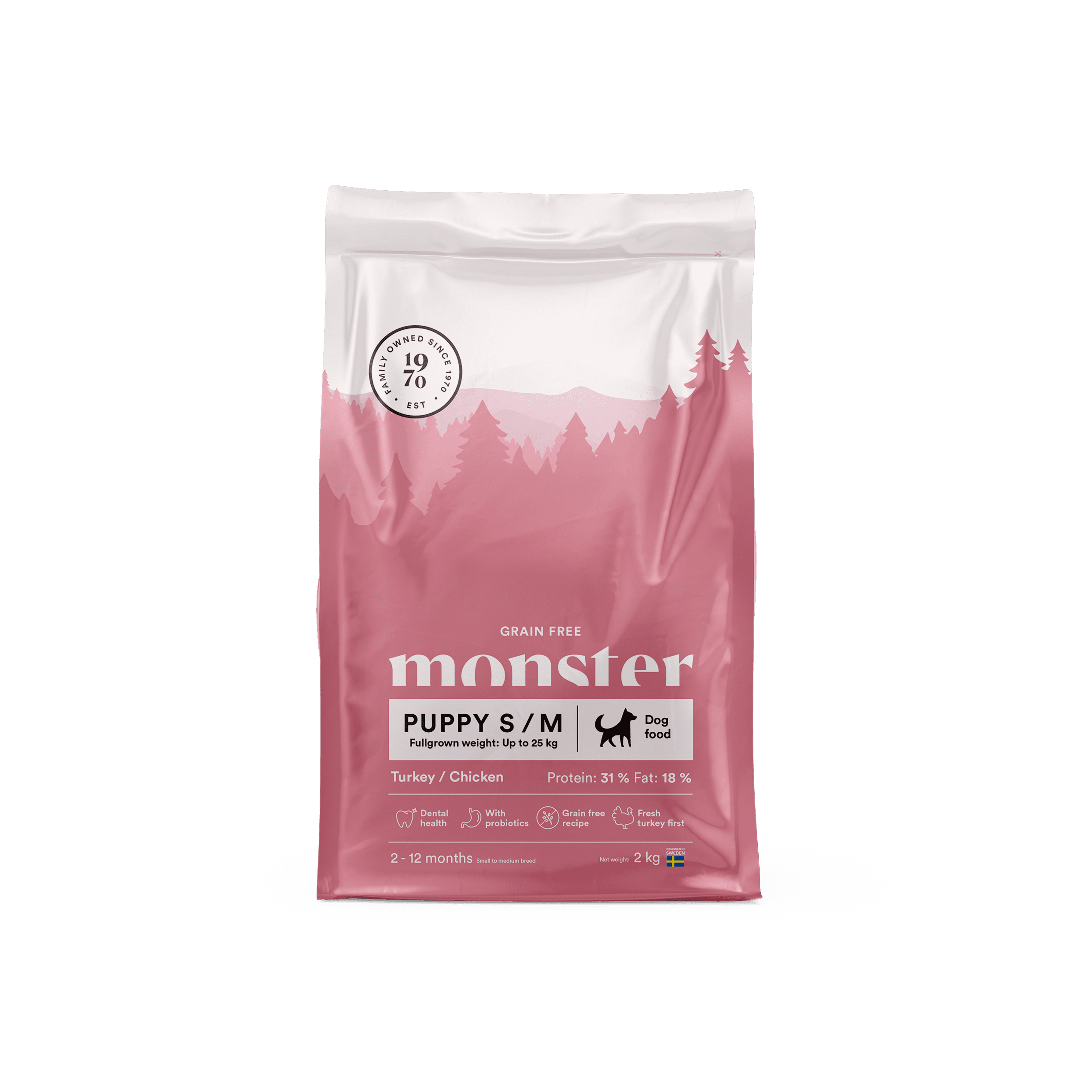 Monster Grain Free Puppy S/M Chicken/Turkey | Monster Pet Food