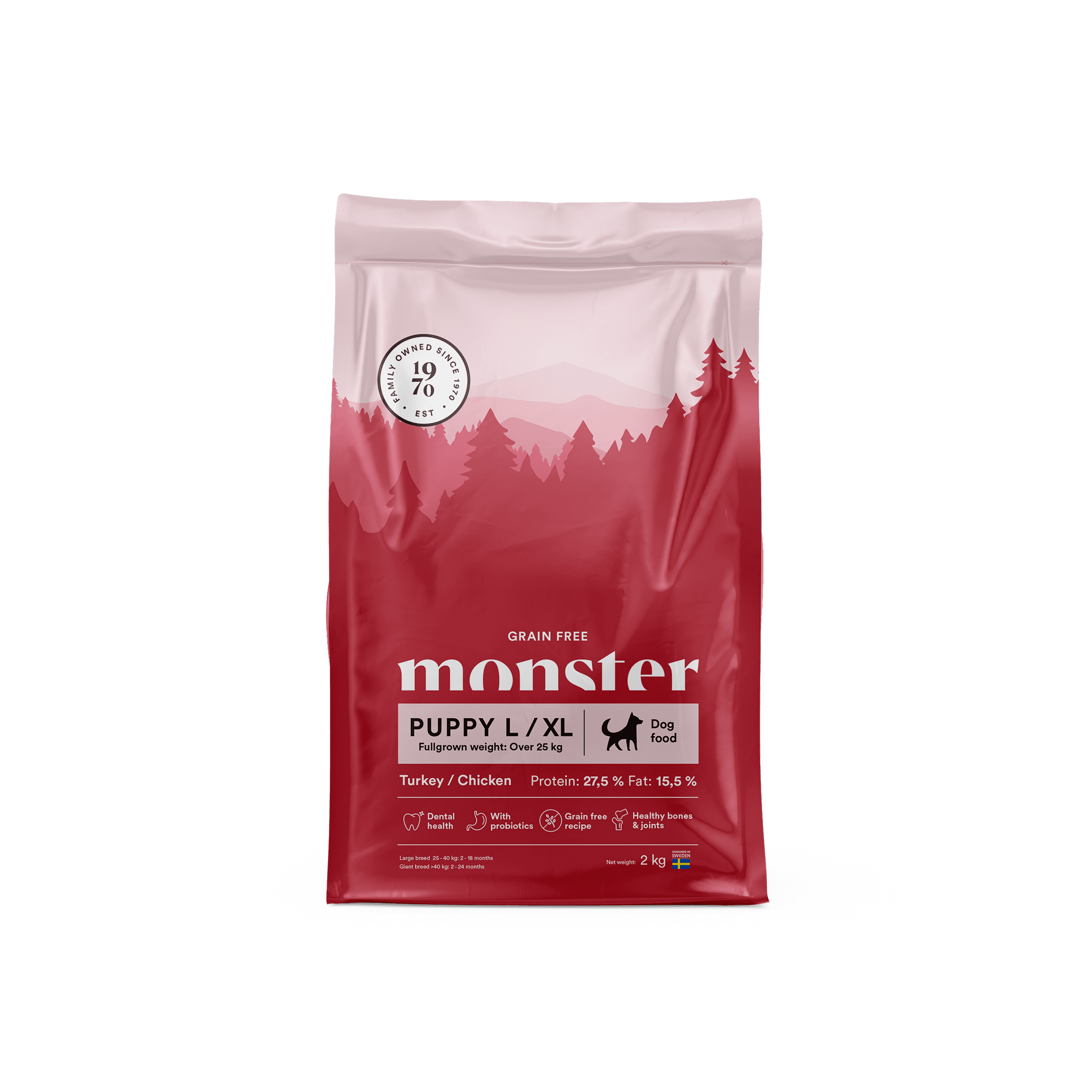 Monster Grain Free Puppy L/XL Chicken/Turkey | Monster Pet Food