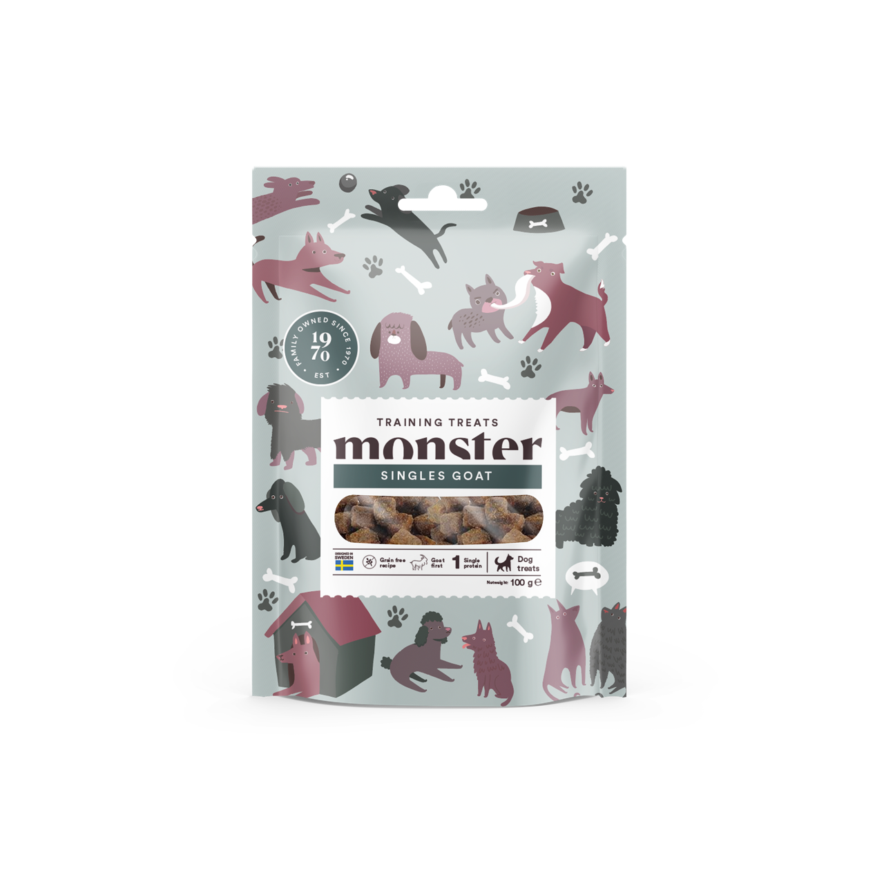 Monster Dog Training Treats Goat | Monster Pet Food