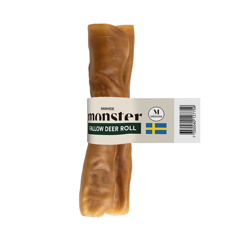 Monster Rawhide Fallow deer Roll | Monster Pet Food