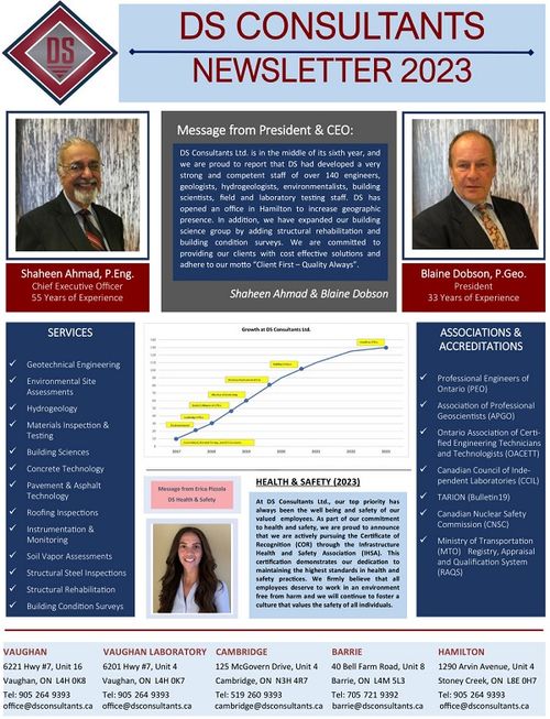 Newsletter | DS Consultants