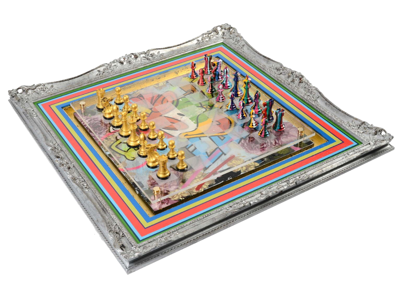 More Or Less III (Duck) Chess Set - Purling