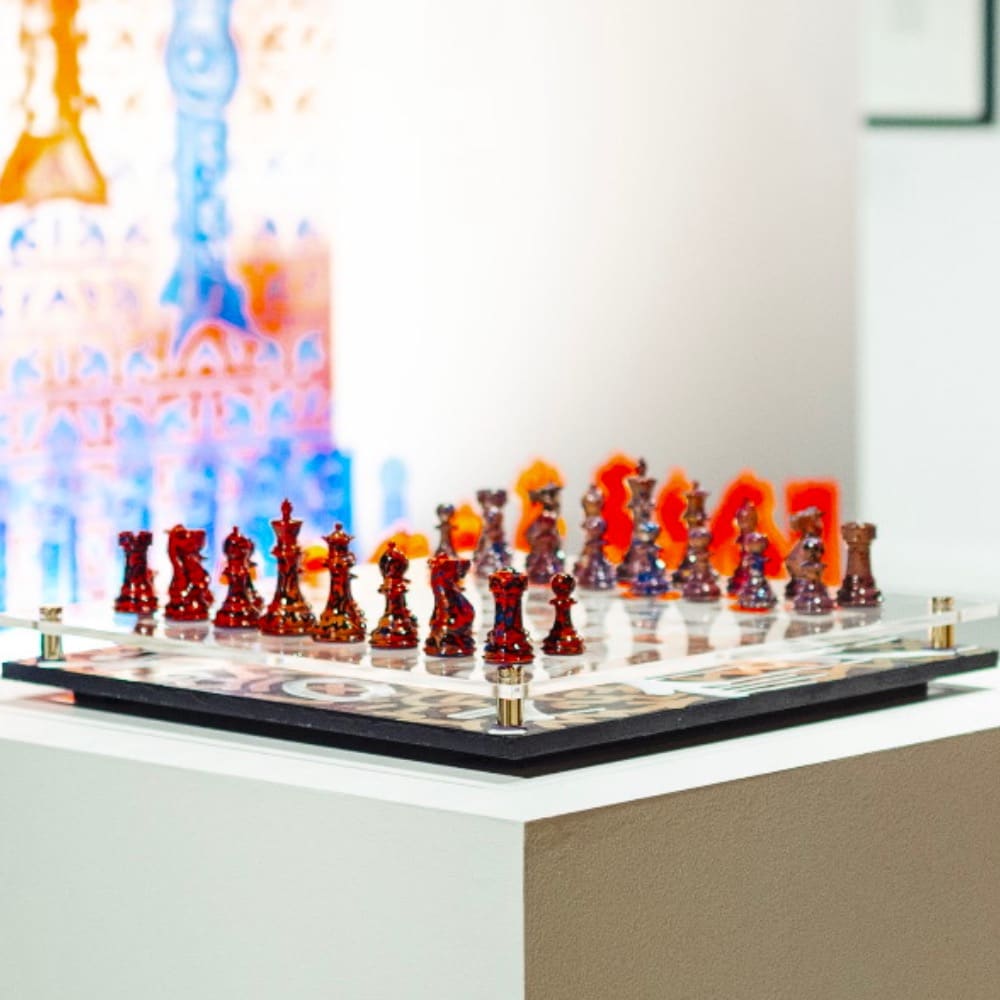 Fire & Ice Chess Set - Purling