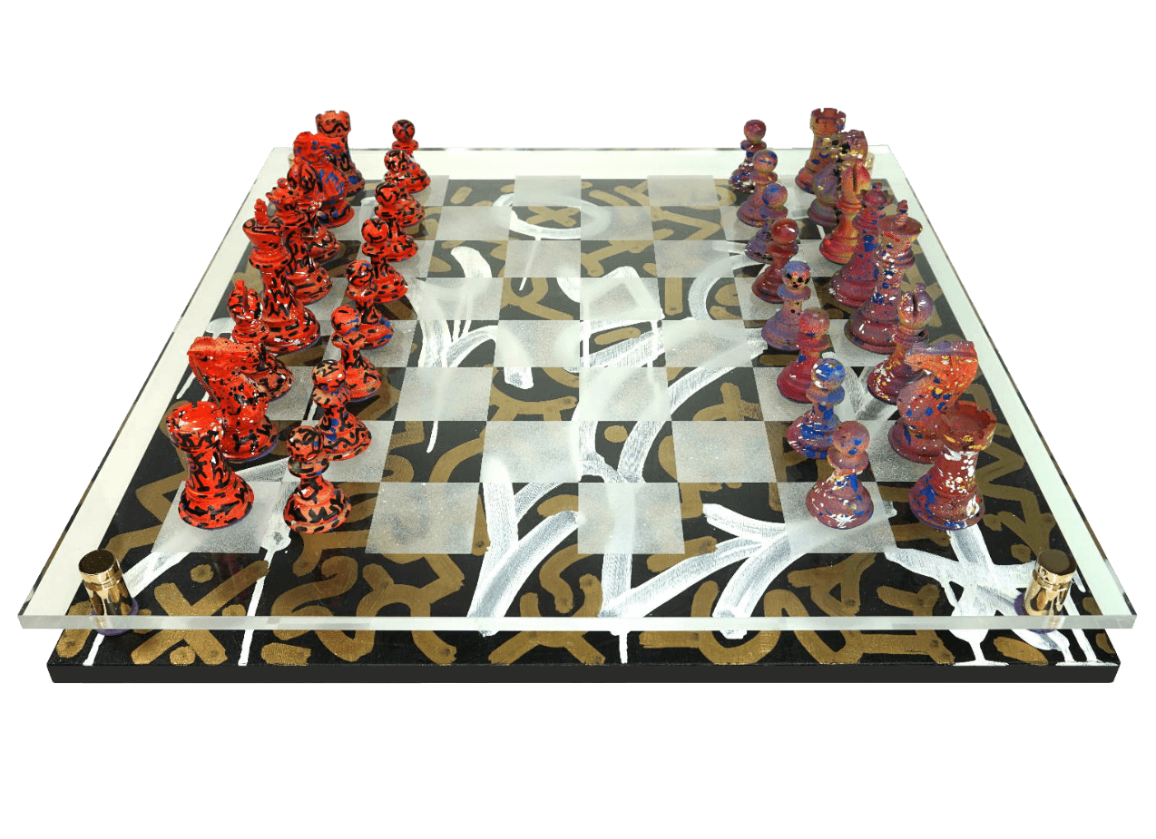 Fire & Ice Chess Set - Purling