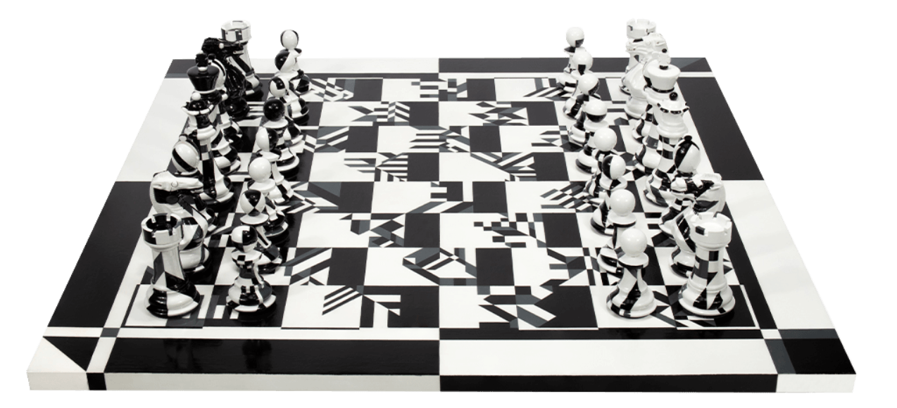 Dazzle Dawn Chess Set - Purling